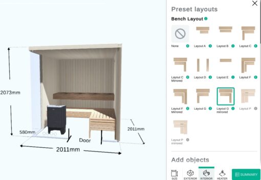 costruisci la tua sauna in 3D - Tylo costruisci la tua sauna in 3D - Tylo
